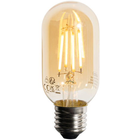 LUEDD Lampadina LED dimmerabile E27 oro T45 4W 300 lm 2200K