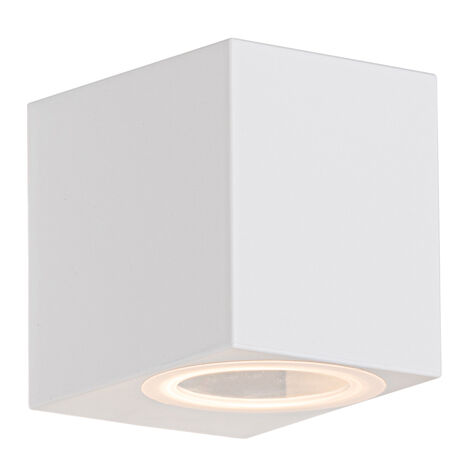 QAZQA Appliques baleno - Moderno - Plastico - Bianco - Cubo Max. 1 x Watt