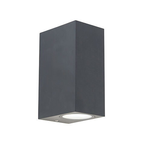 QAZQA + Appliques baleno - Moderno - Alluminio - Grigio scuro ...