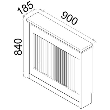 Cache radiateur