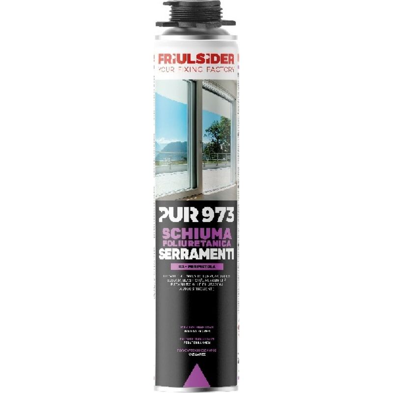 Friulsider mousse polyuréthane pour cadres de fenêtres 750ml - 9730000