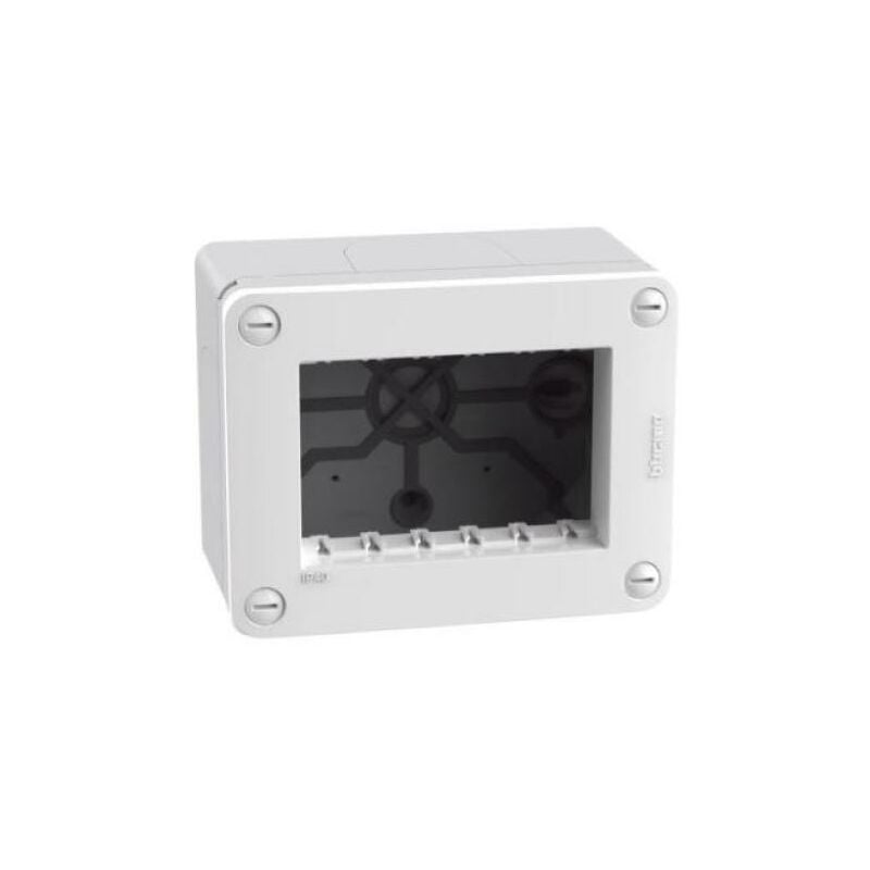 Bticino matixgo 3 module box ip40 blanc - 28403w