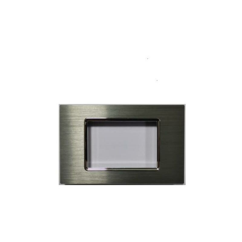 Plaque aluminium 3 modules mapam joy compatible avec bticino matix ...