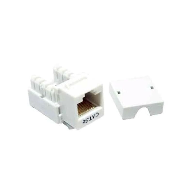 Connecteur keystone utp 4 power cat 5e blanc - kk5exutpwp