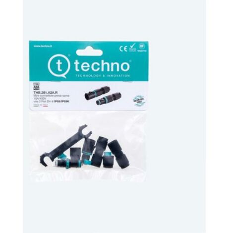 Micro techno connector socket and plug kit 3p - thb.381.a3e.r