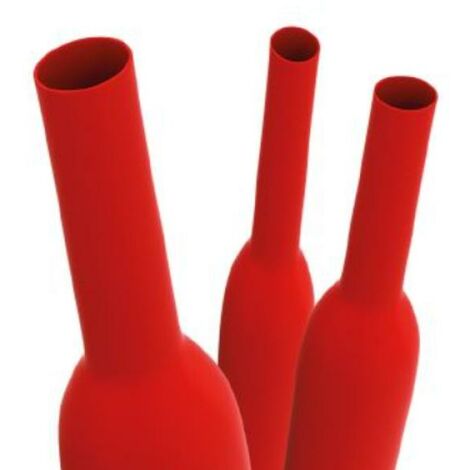 Gaine thermorétractable etelec tubes 9.5 mm 1 m rouge - gt1122
