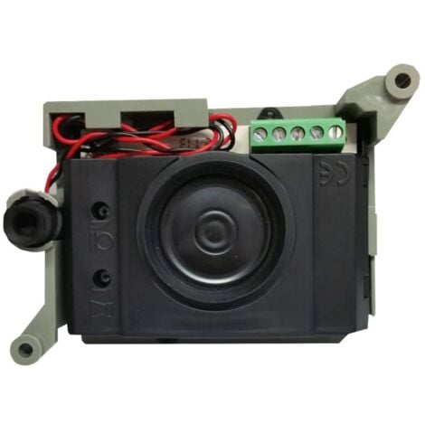 Platine de rue audio 4 fils + neutre avec microphone électret Urmet 1128/500