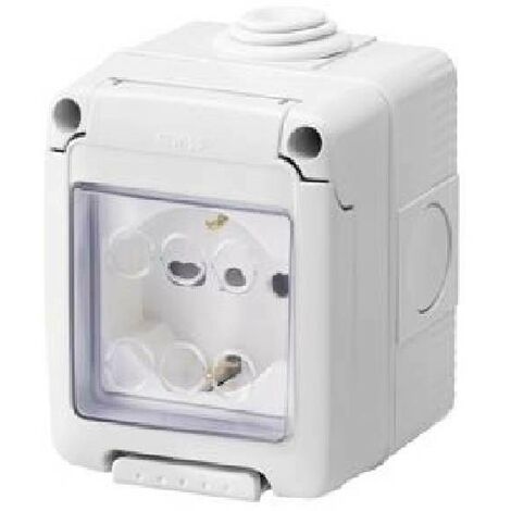 PRISE ST.ITA./ALL.2P+T 16A BIV.ETANCHE GEWISS GW27842