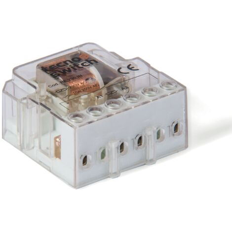 Tecno switch mécanique relais à impulsions 10a 12vac 4 boutons - re012in