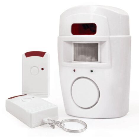 Kit mini alarme avidsen avec 2 télécommandes blanc - 100112