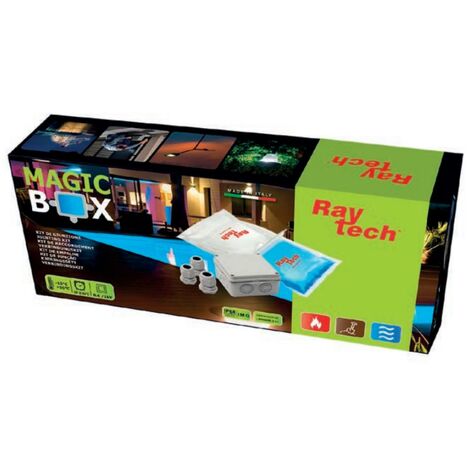 Kit boîte de jonction magic box de raytech avec isolation en gel gris ...