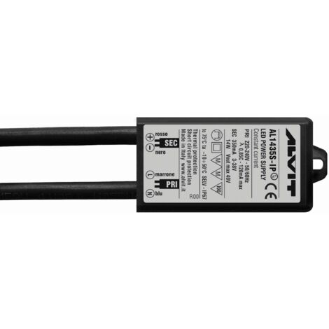 Nobile illuminazione alimentation led 14w 700ma noir - 5723