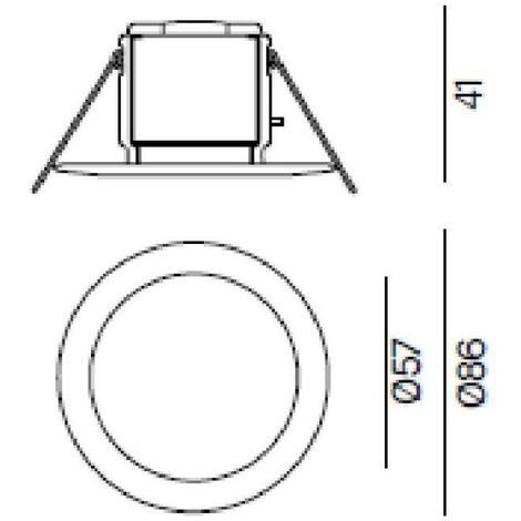 Spot led orientable nobile illuminazione ring 4,5/6w 27/3/4k blanc ...