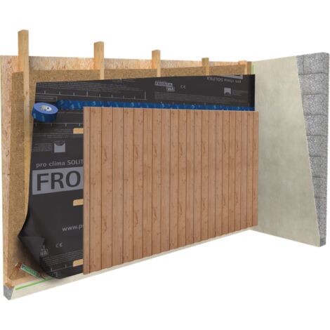 Solitex FRONTA WA : pare pluie triple couche de façade PRO CLIMA, ép. 0 ...