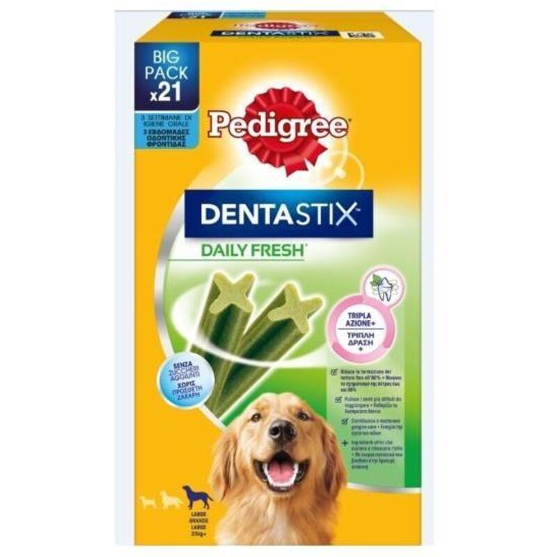 Pedigree dentastix fresh megapack large 21 pz