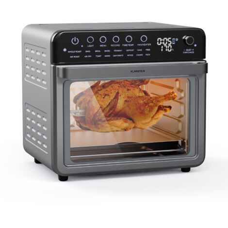 Klarstein Heißluftfriteuse, 34 L Air Fryer Backofen zum Frittieren ...