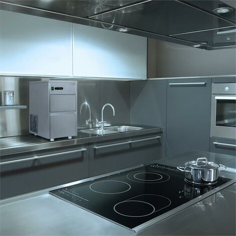 Klarstein Eiswürfelmaschine, Profi Ice Maker, Eiswürfelbereiter für ...