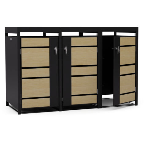 Mulltonnenbox 3er 120l
