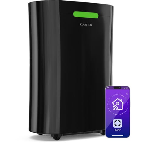 Klarstein AeroDry Smart 12l Luftentfeuchter - 12L/Tag, 2.5L Tank, 39dB ...