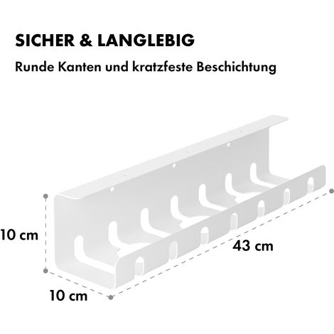 Scanfield Kabelmanagement Unter Tisch, 2er-Set Kabelkanal für ...