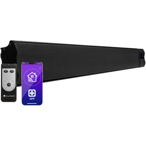 Klarstein Infrared Heater, 3000W Enclosed Electric Patio Heater, Smart ...