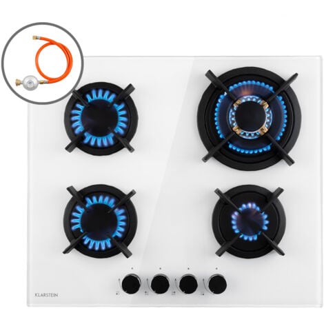 Klarstein Gas Cooker, 4 Burners Gas Hob, 8000W Built In Four Ring ...