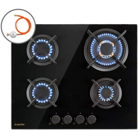 Klarstein Gas Cooker, 4 Burners Gas Hob, 8000W Built In Four Ring ...