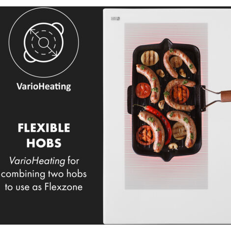 Klarstein Induction Hob, 9000W Electric Hob Induction Cooker, 5 Ring ...