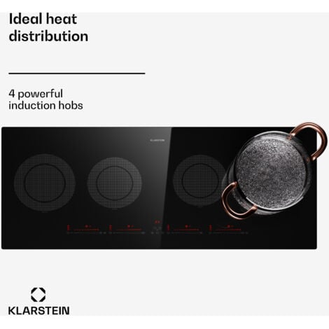 Klarstein Ceramic Hob Cooktops, 5 Zone Electric Cooker Hob, Energy ...