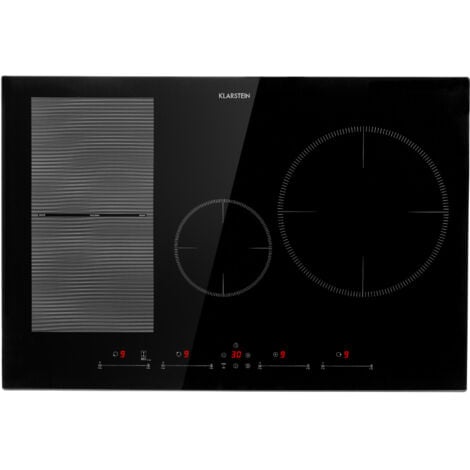 Klarstein Induction Hob, 7500W Electric Hob Induction Cooker, 4 Ring ...