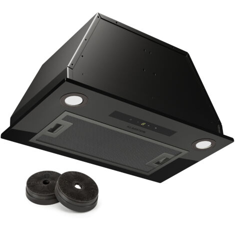 Klarstein Kitchen Cooker Hood, Extractor Fan for Kitchen w/ LED Lights ...