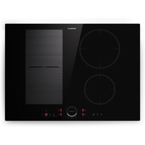Klarstein induction hob, glass ceramic hob, 7000W induction hob with 4 ...