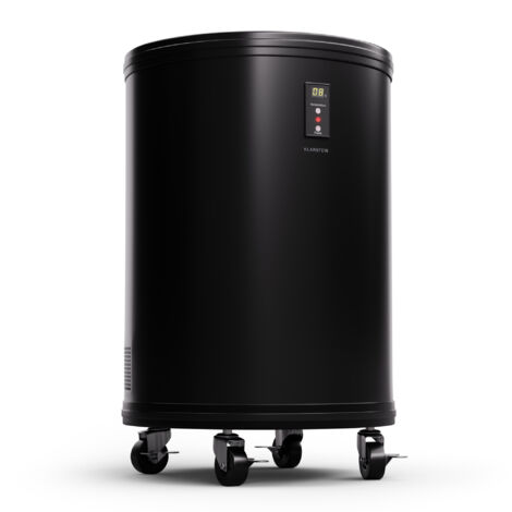 Klarstein Beersafe L mini fridge with LED display, quiet stainless ...