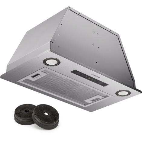 Klarstein Kitchen Cooker Hood, Extractor Fan for Kitchen w/ LED Lights ...