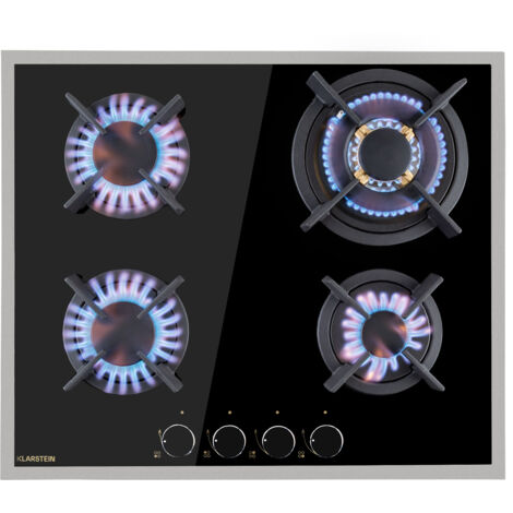 Klarstein Gas Cooker, 4 Burners Gas Hob, 8000W Built In Four Ring ...