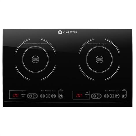 Klarstein Induction Hob, 3100W Electric Hob Induction Cooker, 2 Ring ...