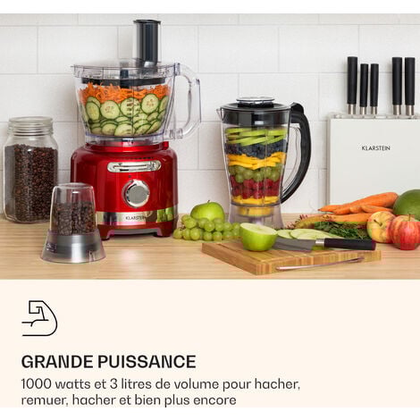 Robot de cuisine - Mixeur multifonction - Klarstein Luca blender ...