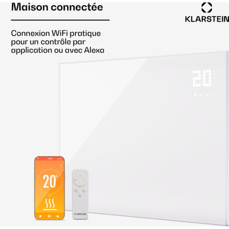 Klarstein Radiateurs Chauffage Radiant Electrique IP24 Chauffage Salle ...