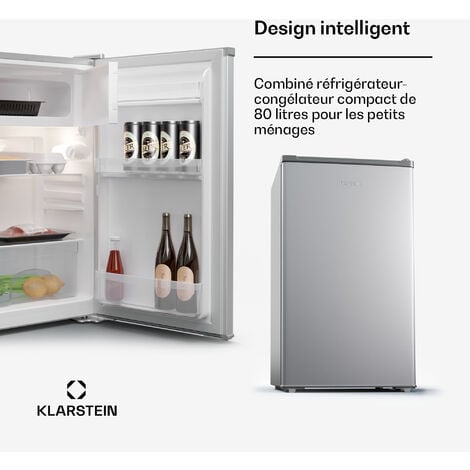 Klarstein Mini Frigo de Chambre de 70L Snacks Boissons Petit Frigo Top ...