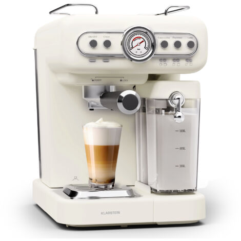 Klarstein Cafetiere avec Mousseur de Lait, Cafetières, Machines à Café ...