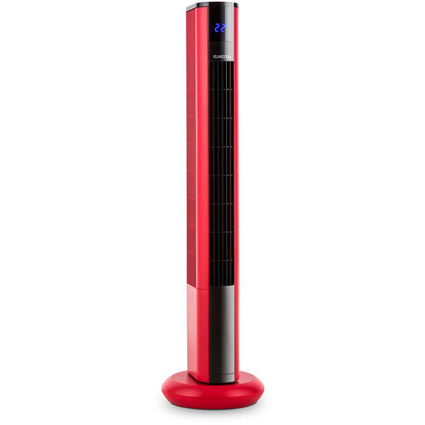 Klarstein Skyscraper 3G ventilateur tour panneau tactile télécommande rouge