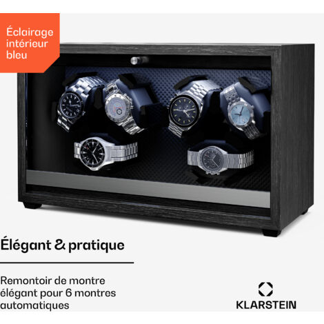 Klarstein Brienz 6 Remontoir Montre Automatique - Remontoir Silencieux ...