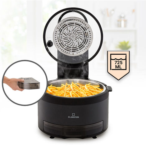 Klarstein Friteuse Sans Huile avec Fonction Vapeur, Friteuse Air Chaud ...