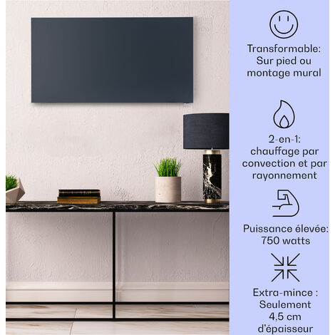 Klarstein Radiateurs Chauffage Radiant Electrique IP24, Chauffage salle ...
