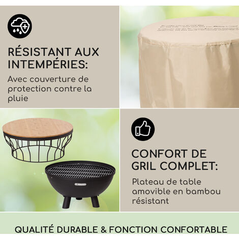 Blumfeldt Brasero Exterieur pour le Jardin et Terrasse, Brasero ...