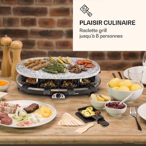 Appareil à raclette - Klarstein all-u-can-grill - 4-en-1 - avec ...