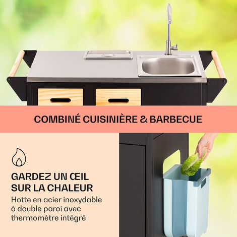 Klarstein Desserte à Roulettes, Chariot Rangement Cuisine sur Roulettes ...