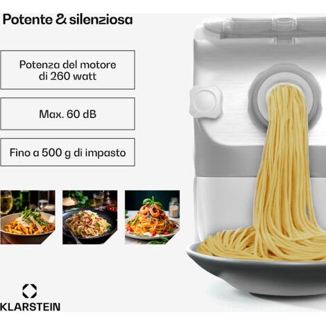 Klarstein Pastamania - Macchina per la pasta 7 attacchi Pasta + ravioli ...