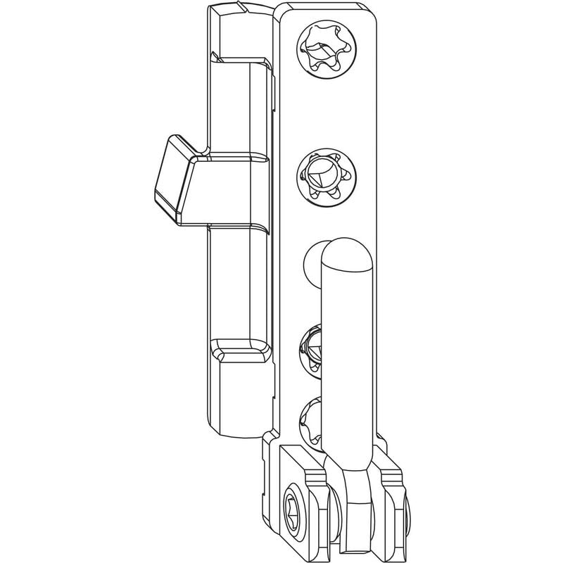 Maco Multi cuscinetto angolare DT130 per finestre in legno a destra, aria piegata 4 mm, battente ...