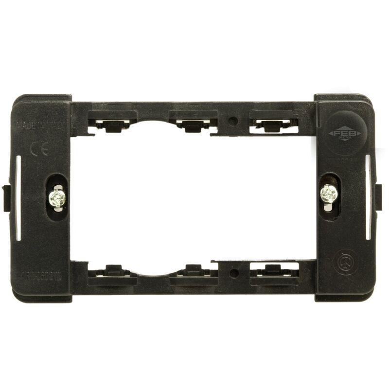 FEB 2602/TL Supporto Unel+1 Posto TL, Nero